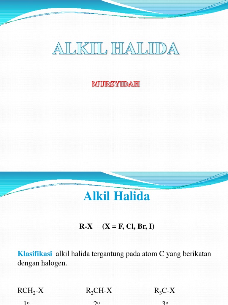 Alkil Halida - Mur | PDF