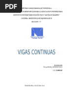 Calculo de Vigas Continuas | PDF | Ecuaciones | Mecanica clasica