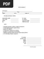 Punomoc-Primjer 121029 KN | PDF