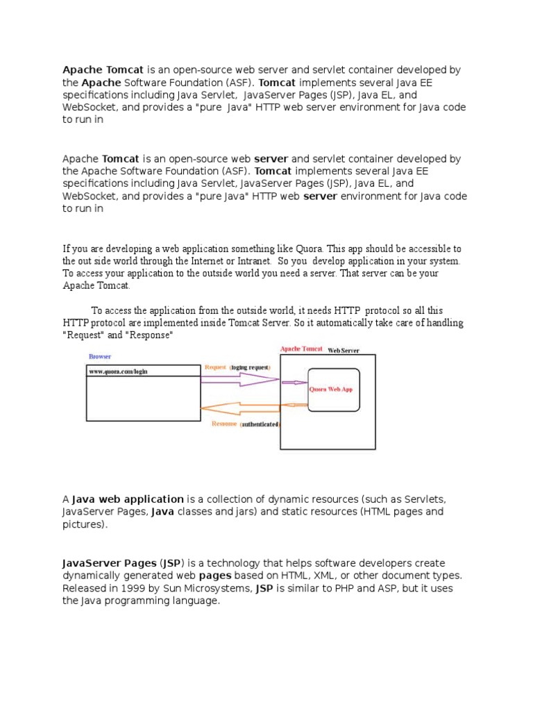 Apache Tomcat: Java Web Server Guide | PDF | Java Server Pages | Java ...