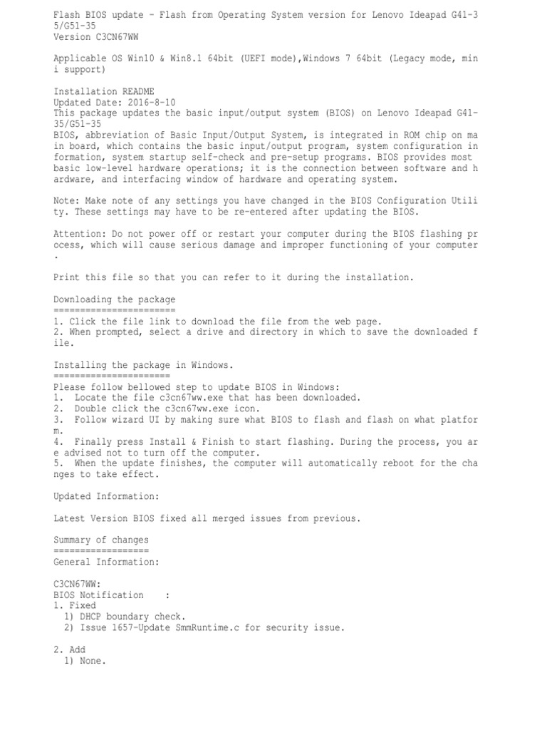 C 3 CN 67 WW | PDF | Bios | Operating System