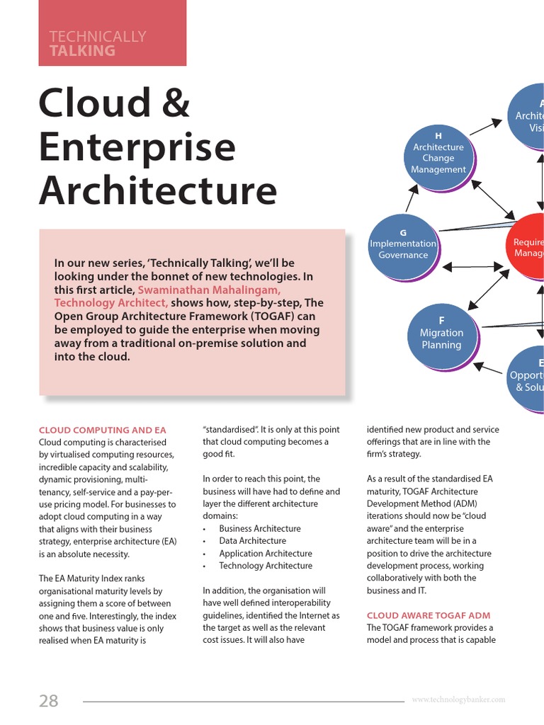 Cloud Enterprise Architecture | PDF | Platform As A Service | Cloud ...