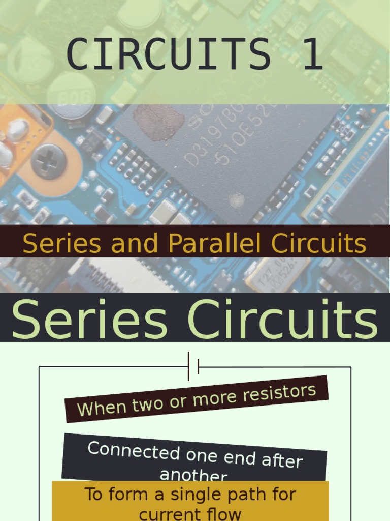 7 3seriesandparallelcircuits 121230035045 Phdpapp01 | PDF | Series And ...