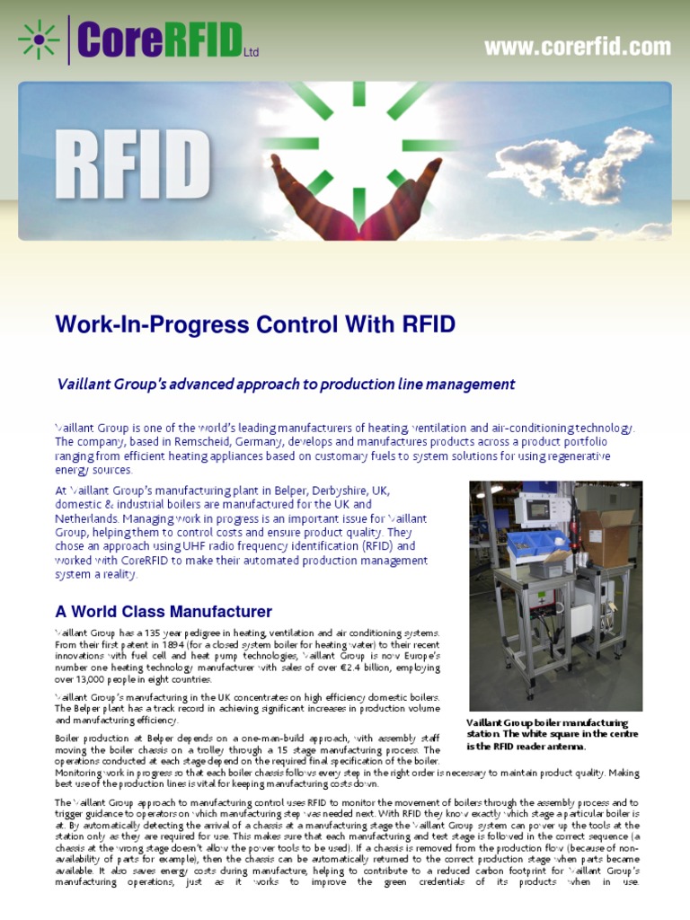 068 Vaillant Case Study Fact Sheet | PDF | Radio Frequency ...