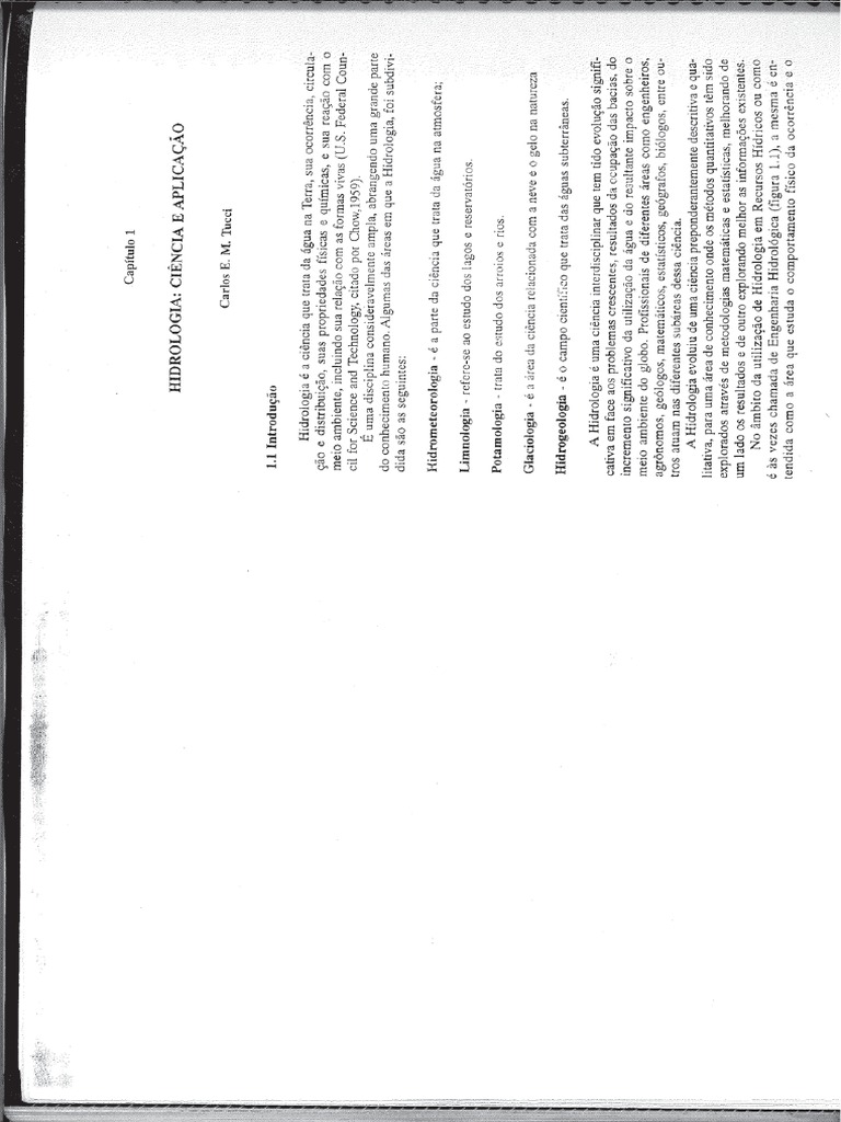 Hidrologia Ciencia e Aplicacao Carlos Tucci Pags 12 16 | PDF | Science ...