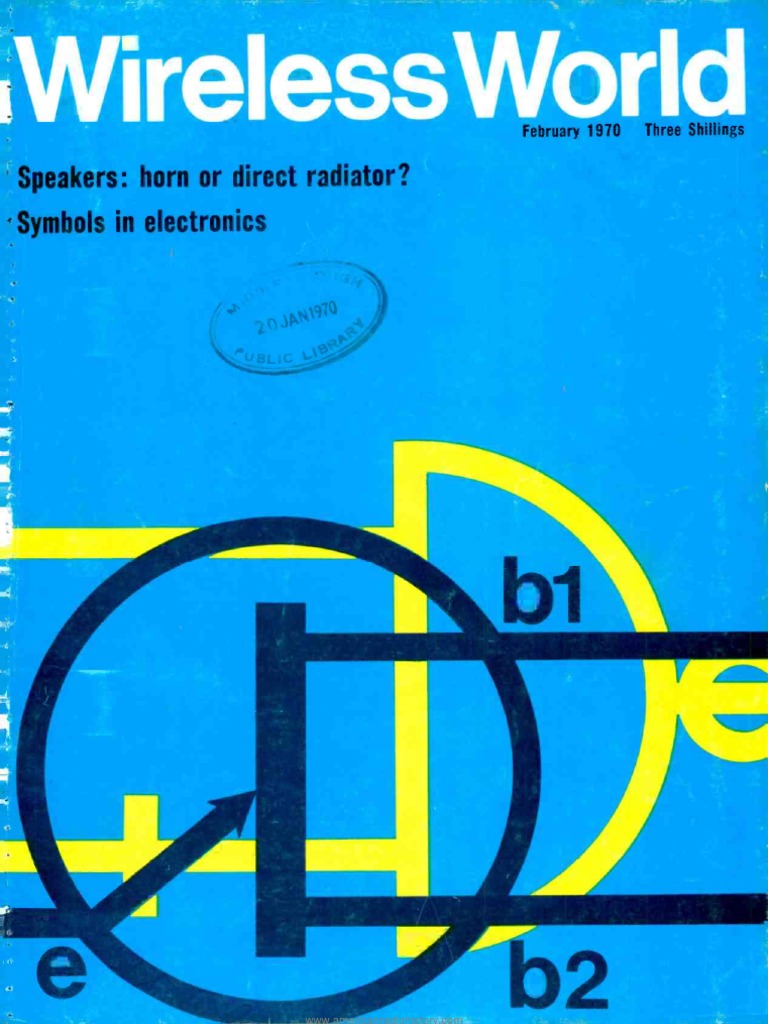 Wireless World 1970 02 | PDF | Microphone | Loudspeaker