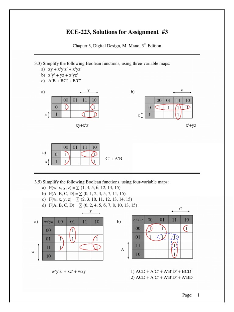 Assignment3 Solution 3rd Edition | PDF