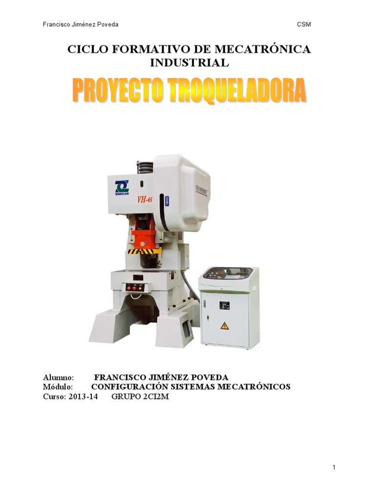Troqueladora Neumatica | PDF | Perforar | Tornillo