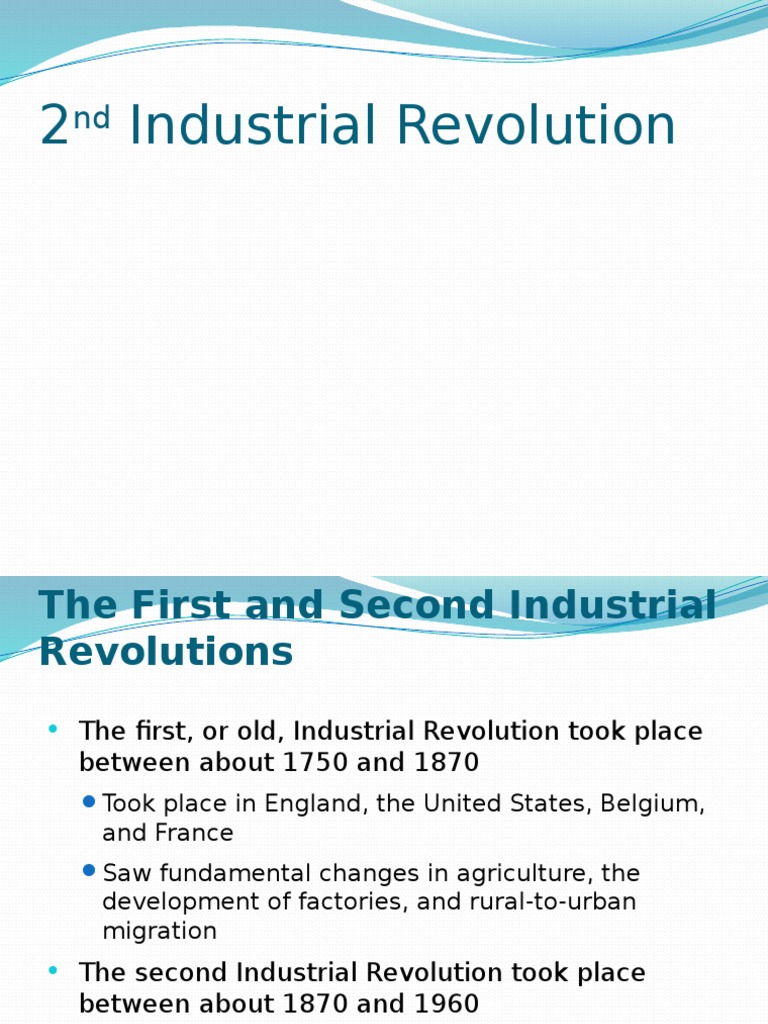 2nd Industrial Revolution | PDF | Socialism | Communism