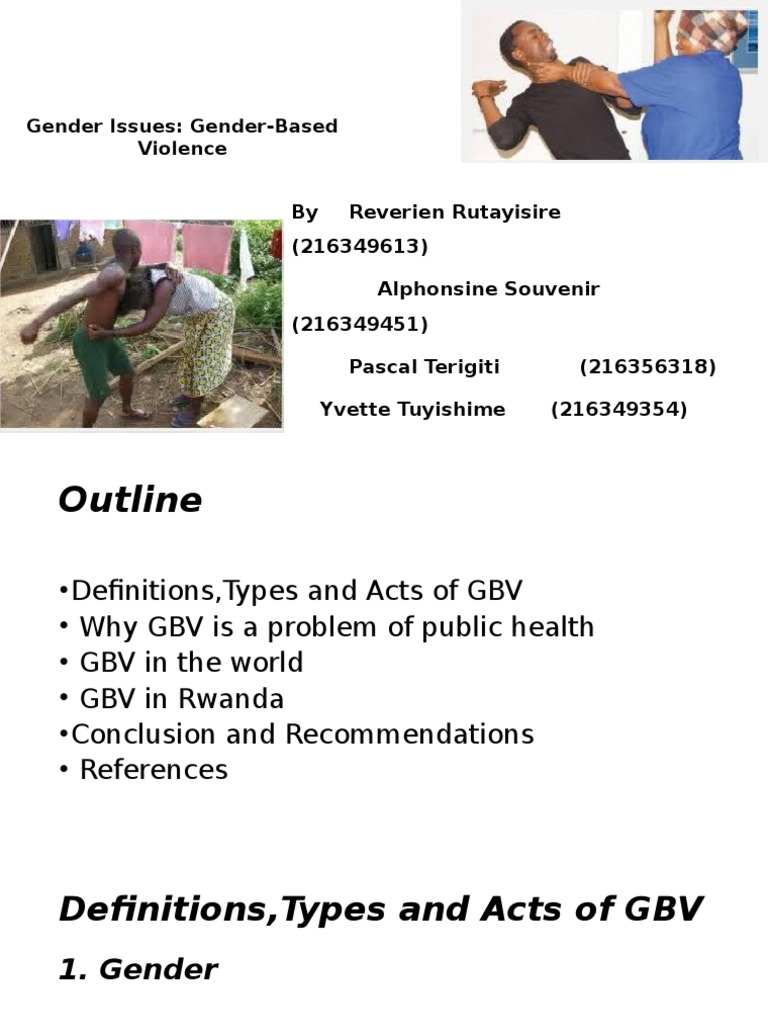 Conclusion on Gender-Based Violence | PDF | Violence | Violence Against ...