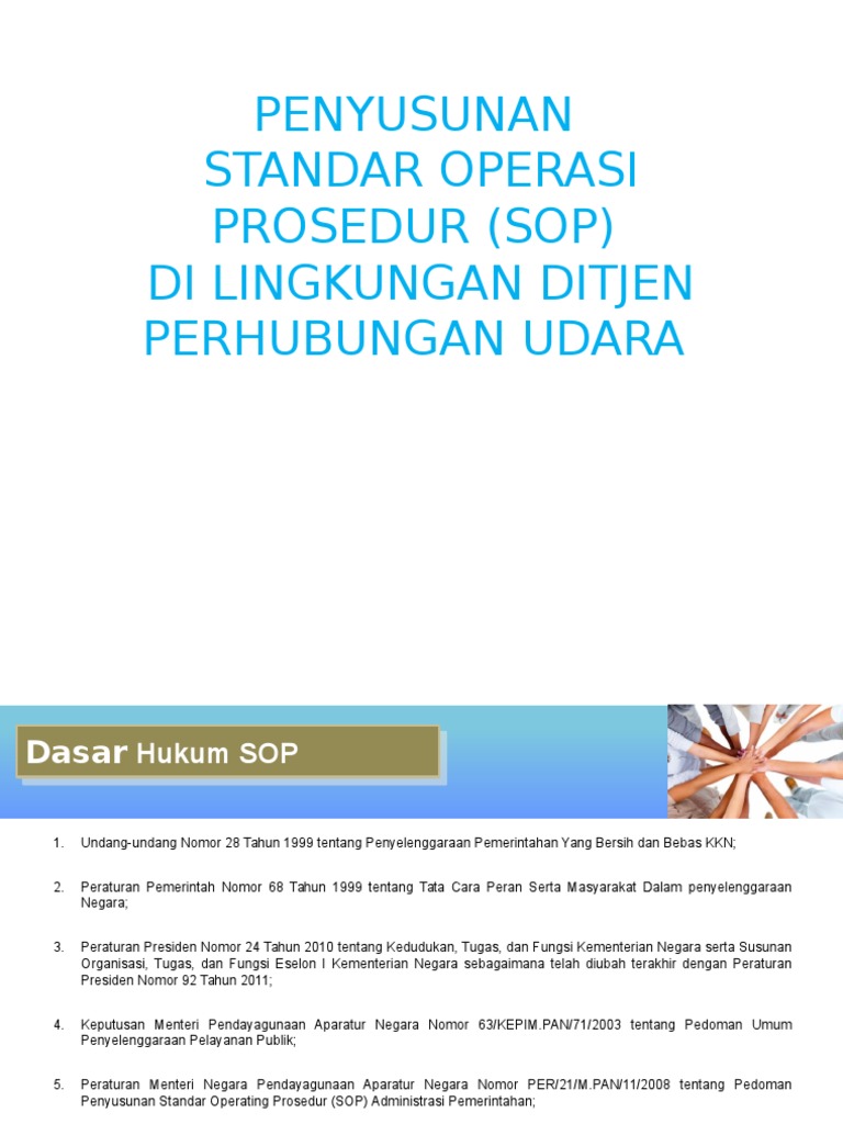 Penyusunan SOP Kementerian Perhubungan | PDF | Bisnis