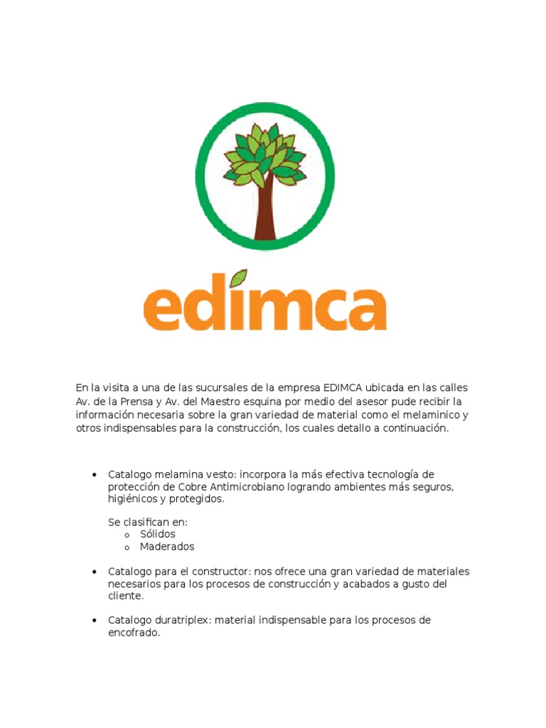 EDIMCA | PDF