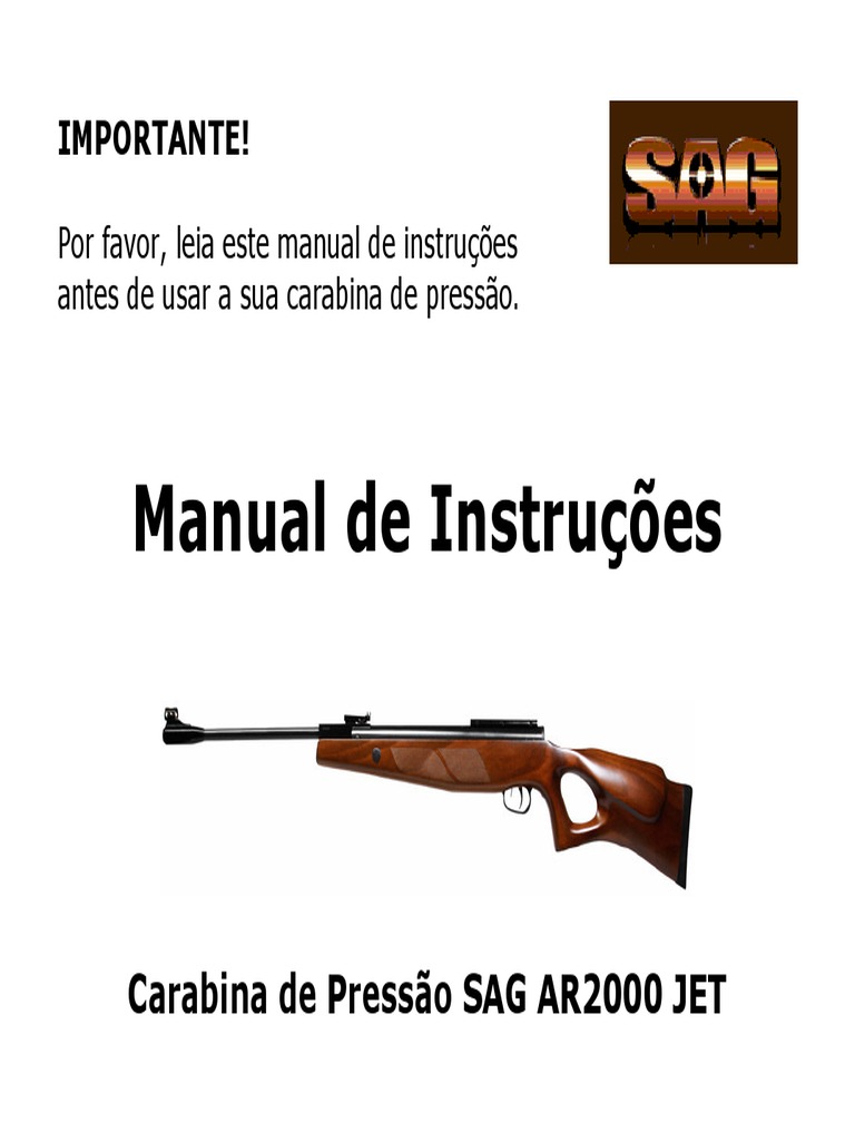 Manual Sag Ar2000 | PDF | Armas de fogo | Parafuso
