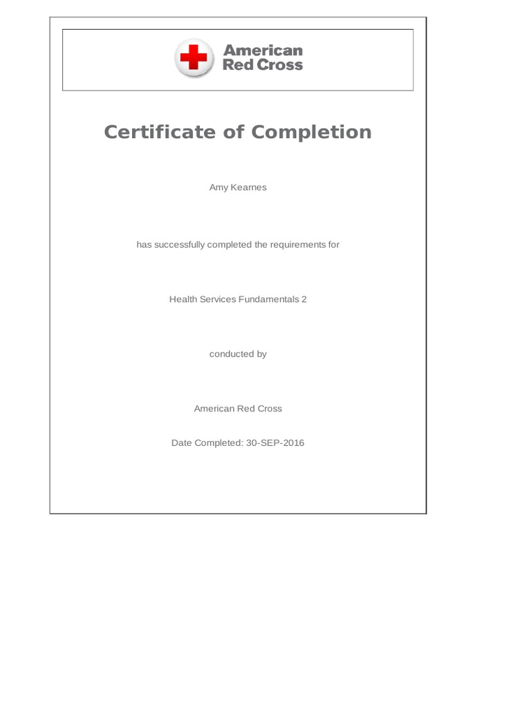 American Red Cross 2 | PDF