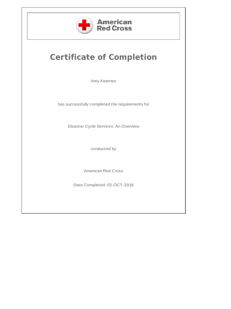 American Red Cross | PDF