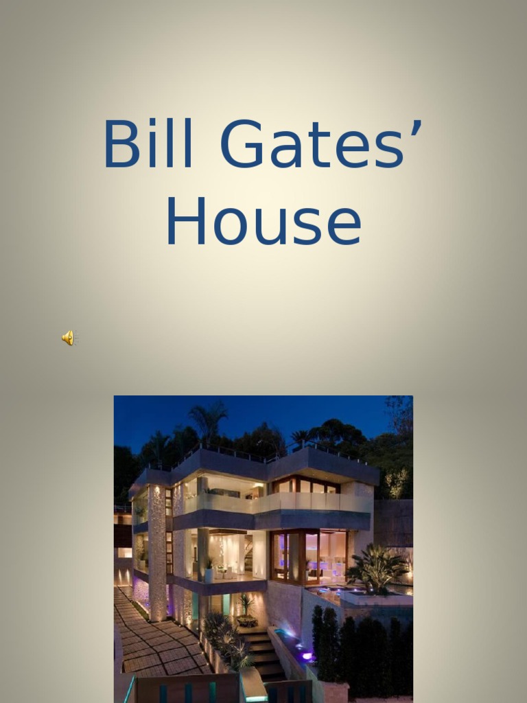Bill Gates' House Details | PDF