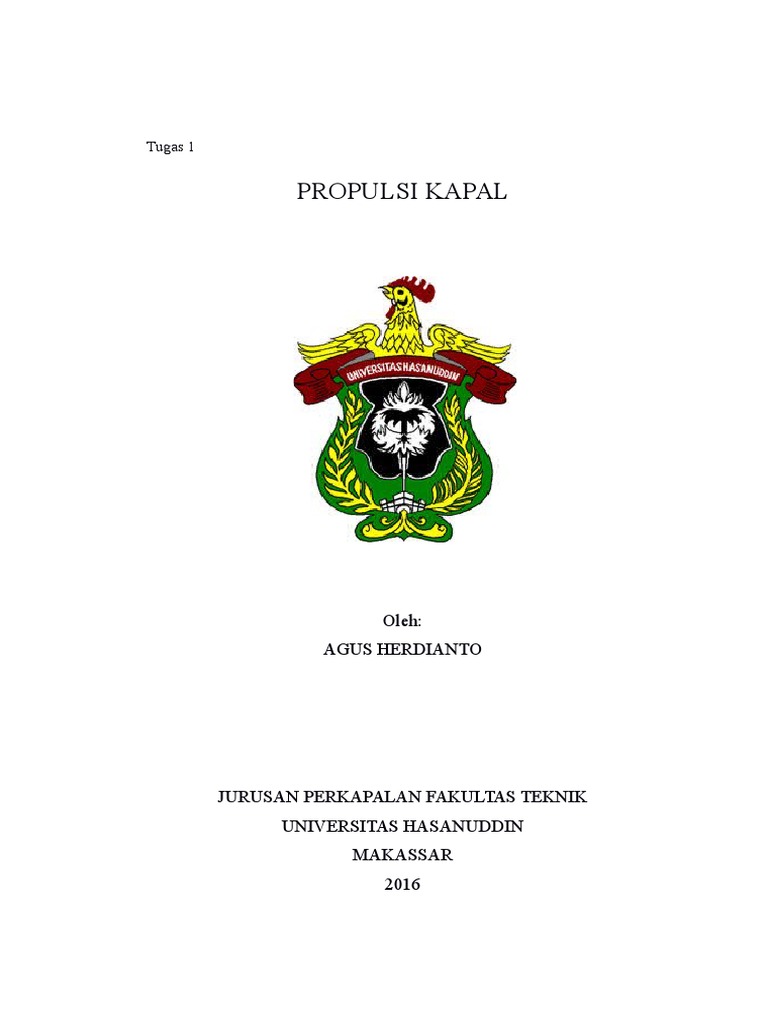 Sistem Propulsi Kapal | PDF