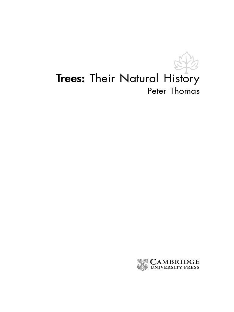 Trees: Their Natural History: Peter Thomas | PDF | Pinophyta | Trees