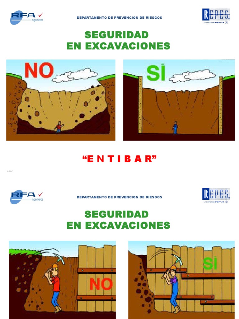 Seguridad en Excavaciones | PDF