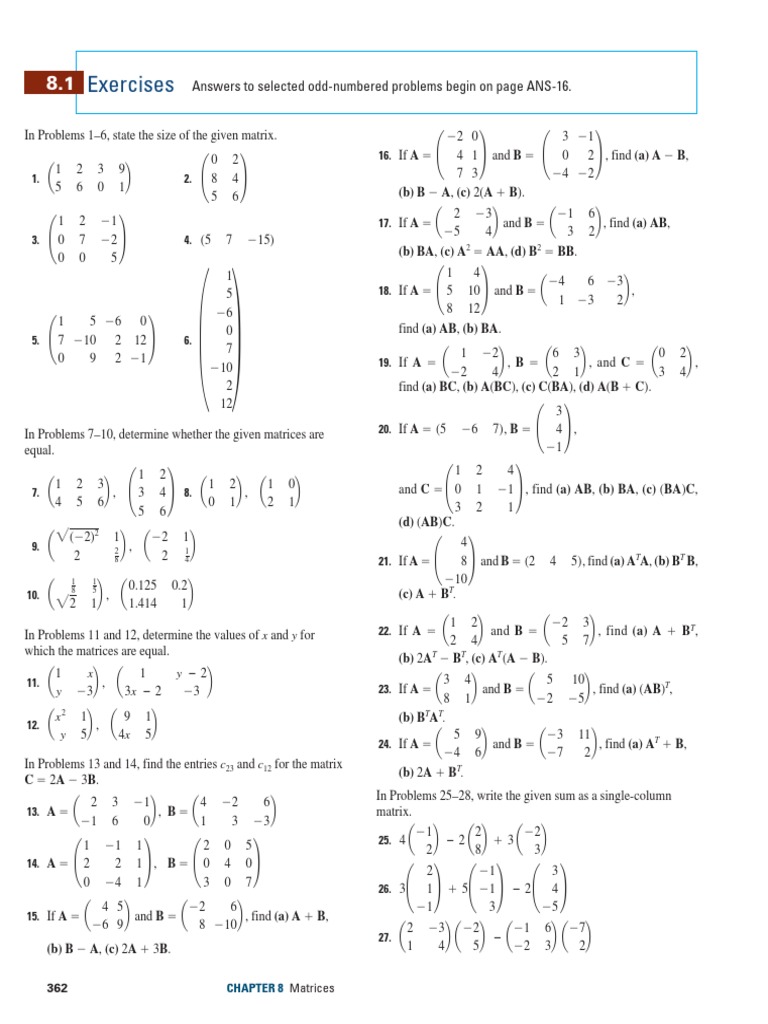 Zill Math CH08 | PDF | Eigenvalues And Eigenvectors | Matrix (Mathematics)