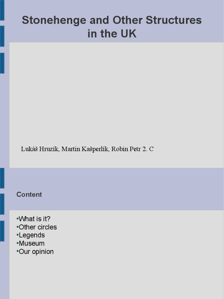 Stonehenge and Other Structures - Odp | PDF