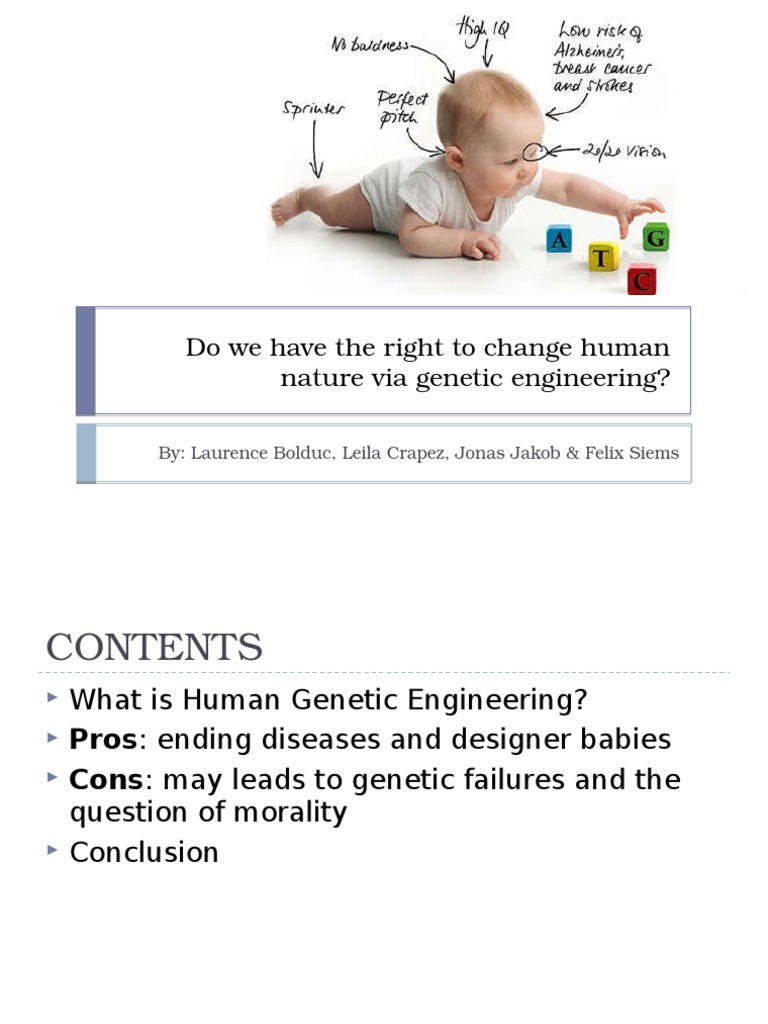Human Genetic Engineering Ethics | PDF