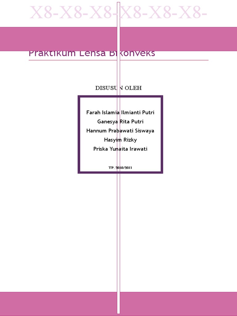 Fisika (Lensa Bikonveks) | PDF | Griya & Taman