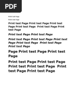 Print Test Page | PDF