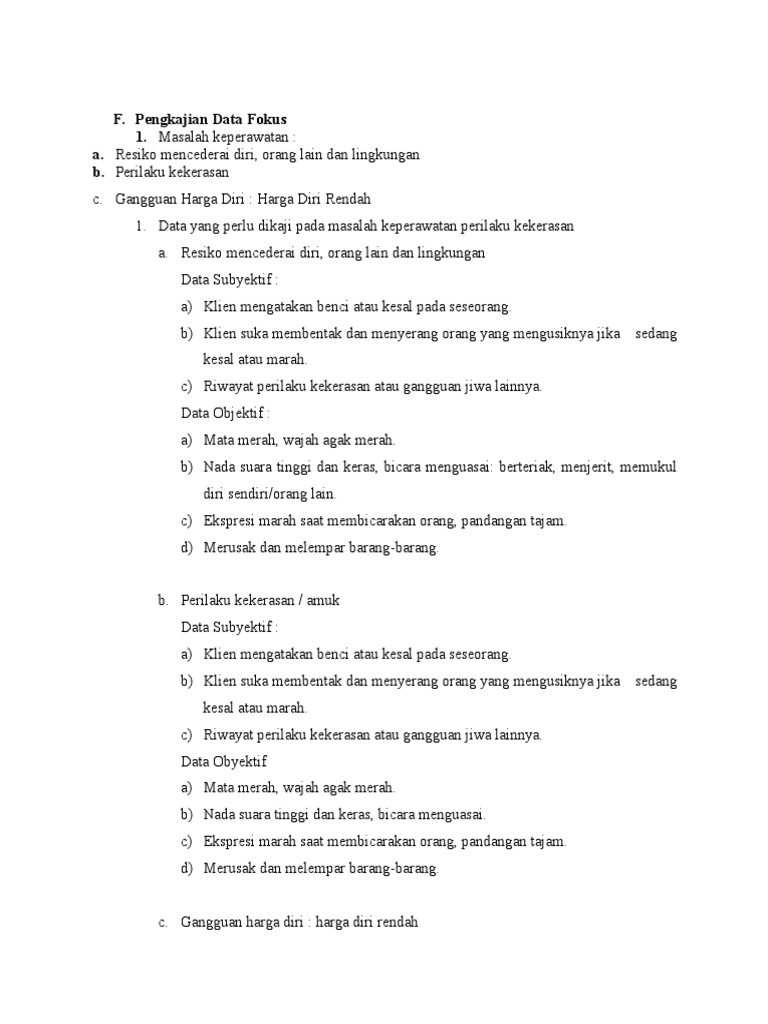 Pengkajian Data Fokus | PDF | Ilmu Sosial | Seni & Disiplin Bahasa