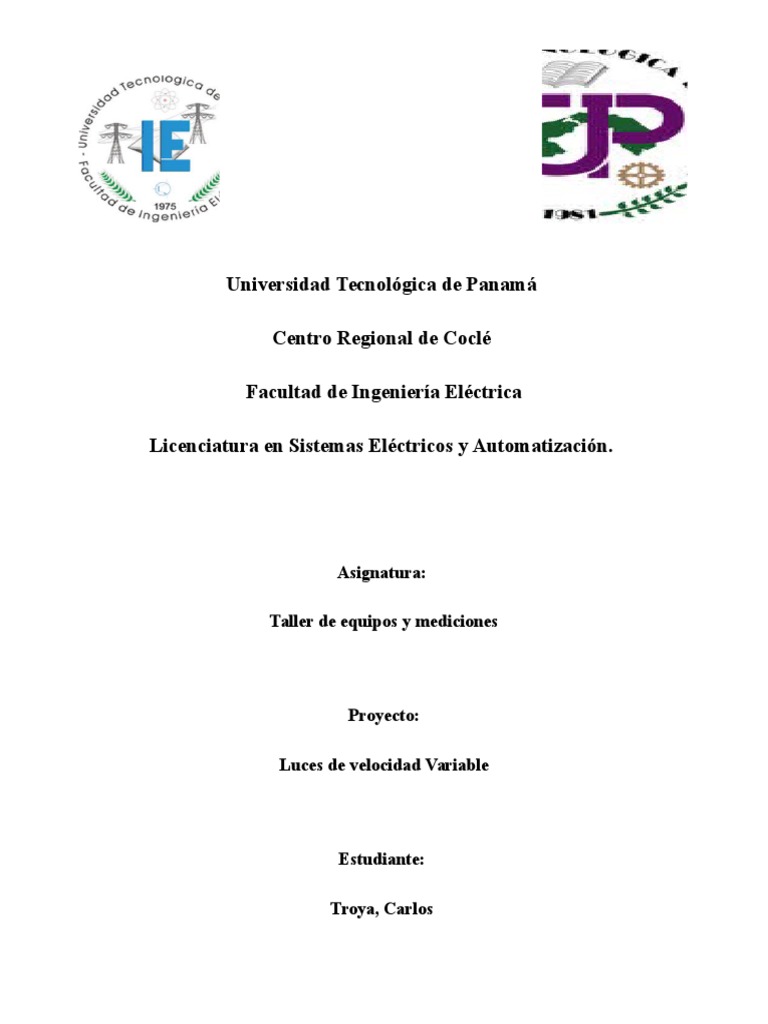Luces De Velocidad Variable Pdf Resistencia Eléctrica Y