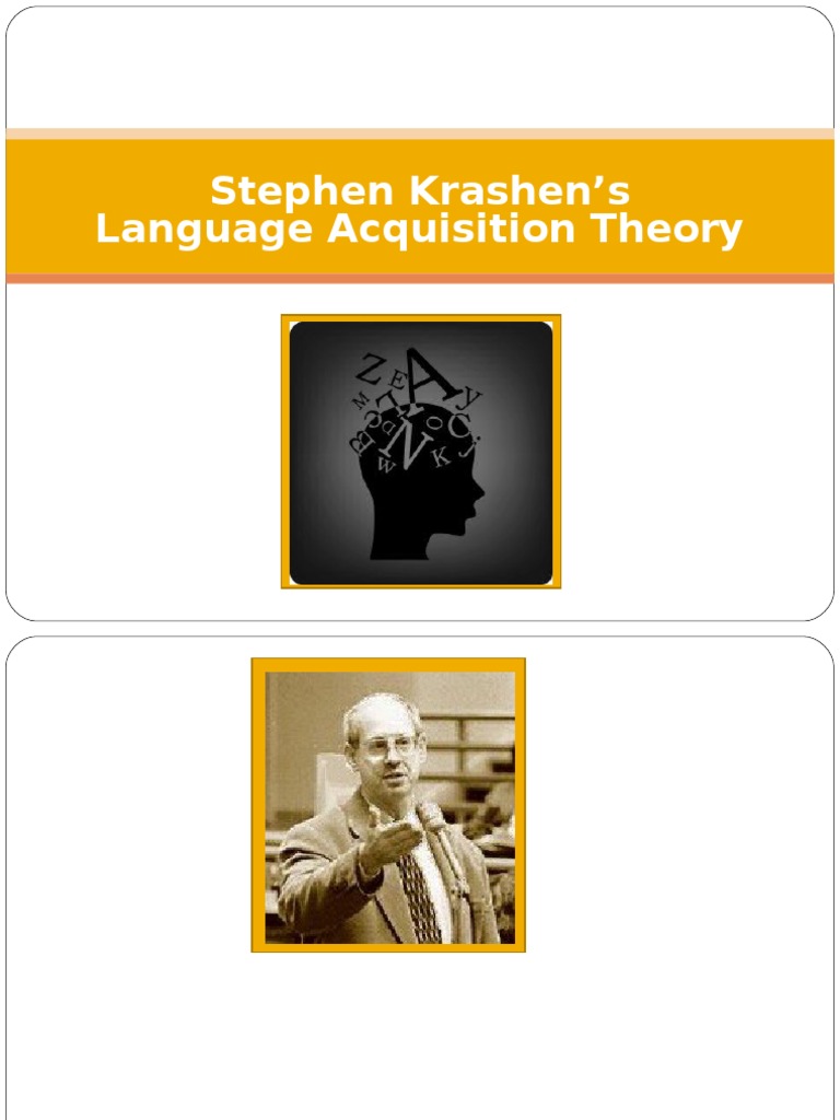 Krashen Theory | Language Acquisition | Psycholinguistics