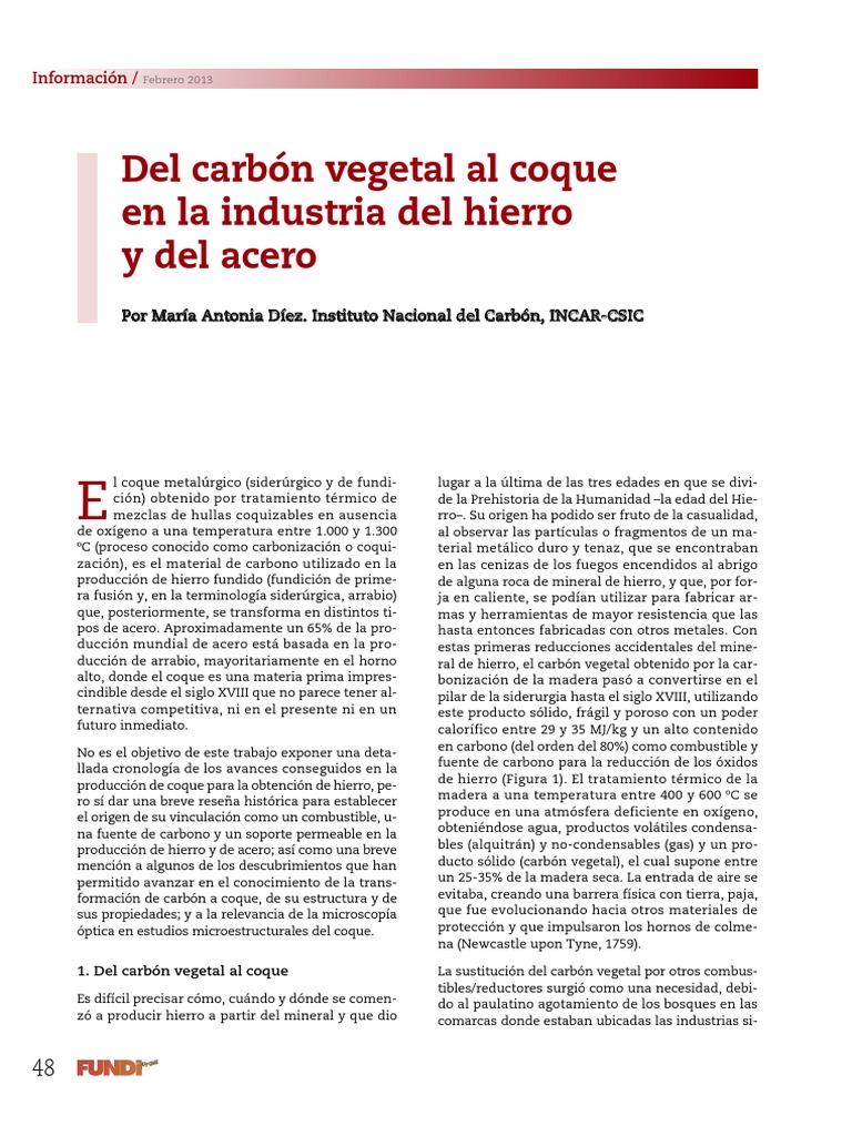 Carbon Coque | PDF | Arrabio | Hierro