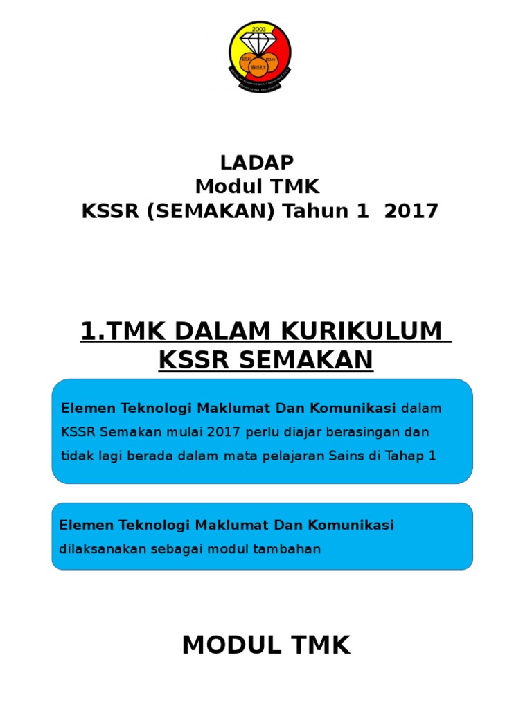 Pelaksanaan Modul TMK Tahun 1 KSSR | PDF | Seni