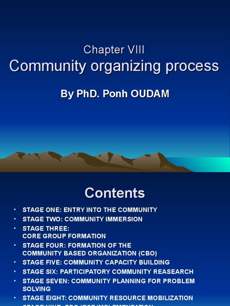 Community Organizing Steps Explained | PDF | Community Organizing ...