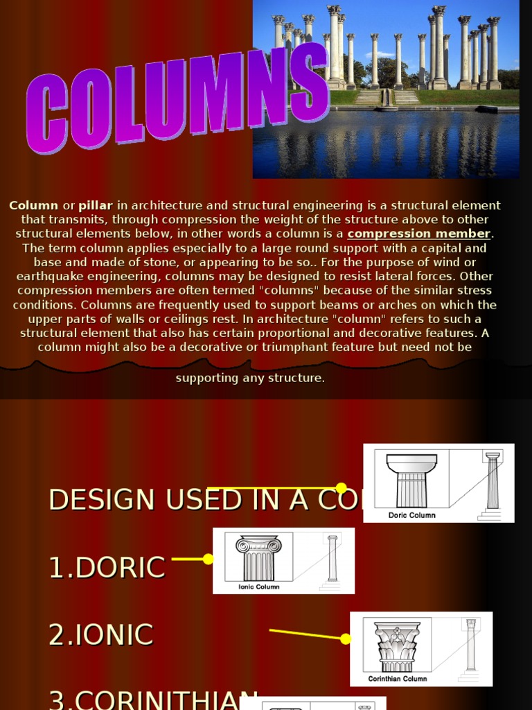 Structural Columns: Types, Failure Modes & Design | PDF | Column | Buckling