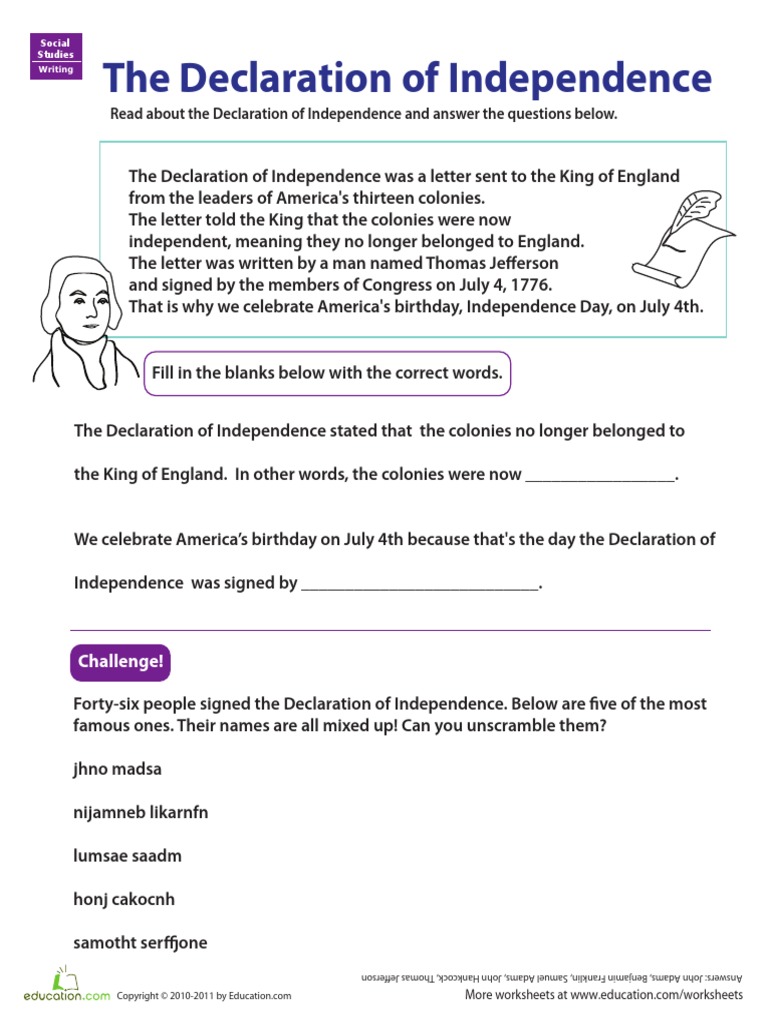 Learn Declaration Independence | PDF