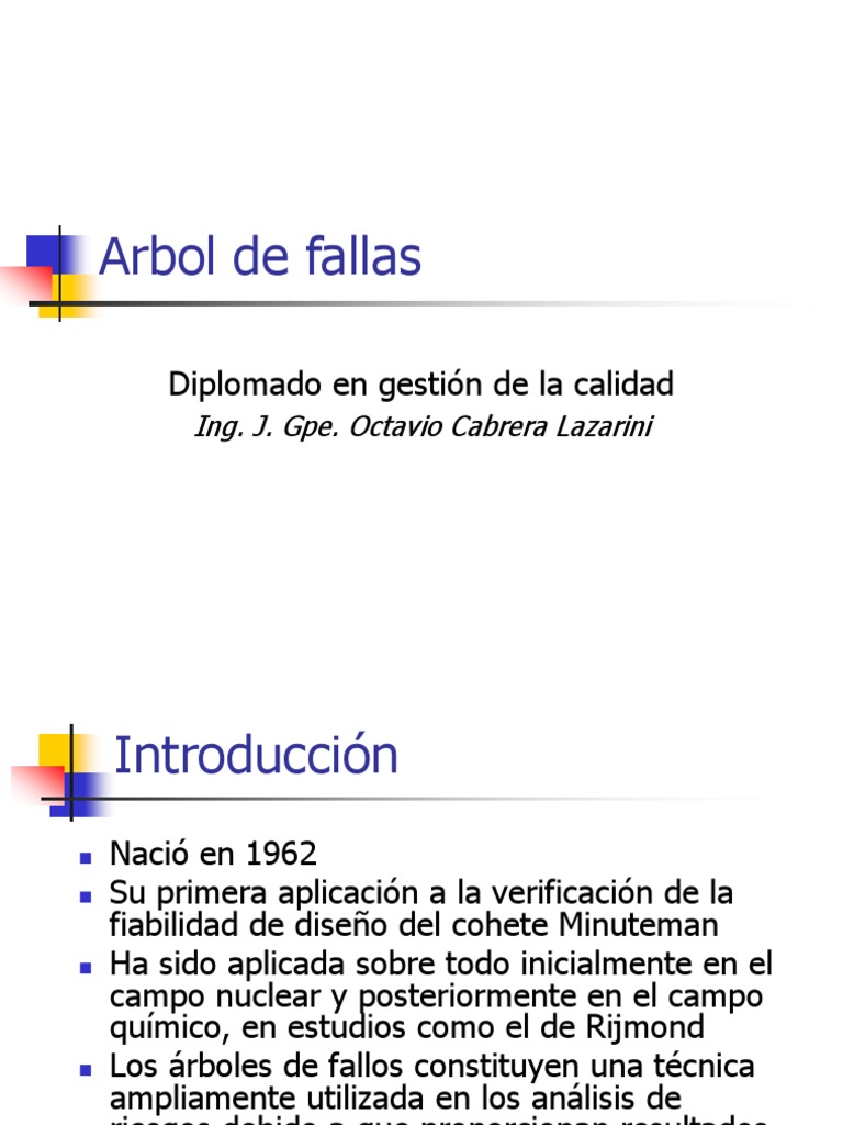 Arbol de Fallas PDF | PDF