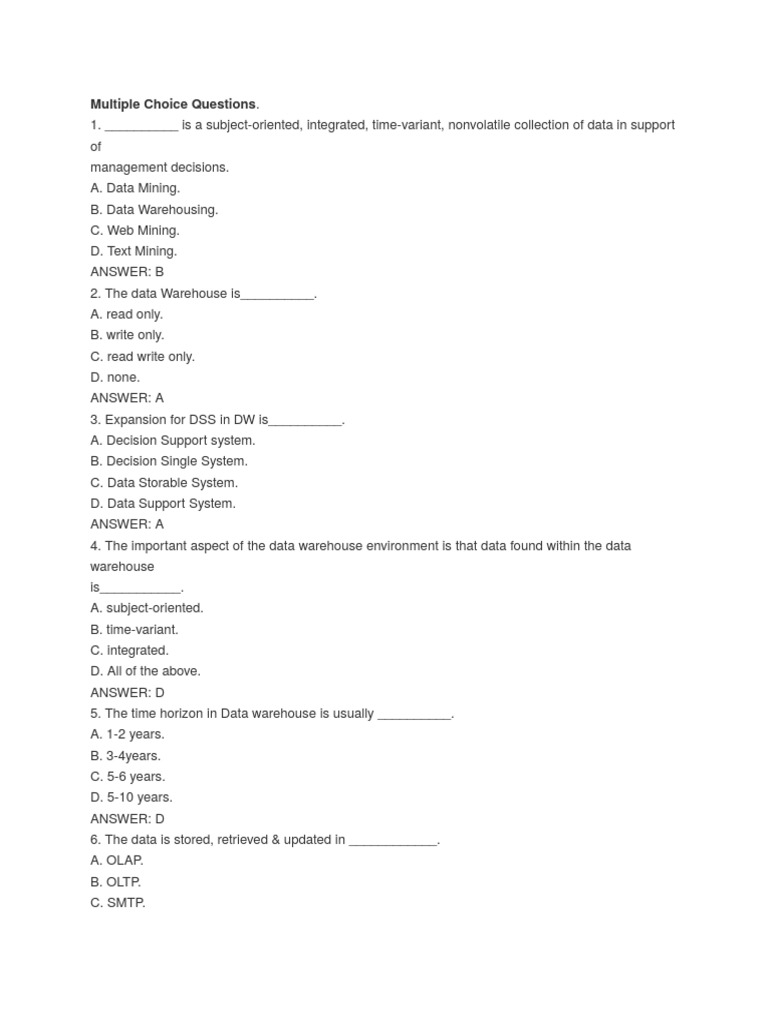 Data Warehouse | PDF | Data Warehouse | Cluster Analysis