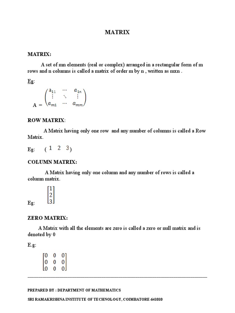 Bridge Course Meterial Original | PDF | Matrix (Mathematics) | Circle