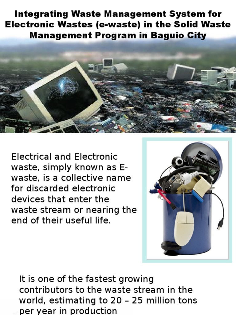 E Waste Management | PDF | Electronic Waste | Reuse