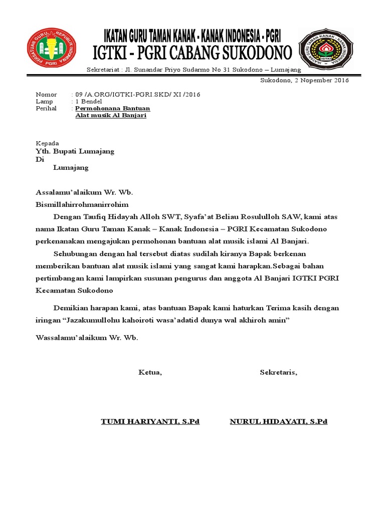 Proposal Al Banjari | PDF