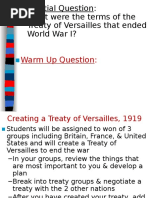 Aims of The Big Three | PDF | World War I | Treaty Of Versailles