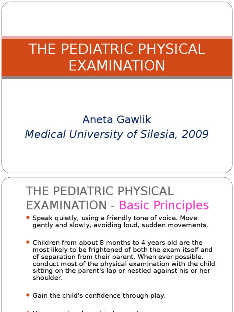 Physical Examination in Paediatrics | PDF | Lung | Heart