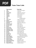 50 Nama Sayuran Serta Nama Latinnya | PDF