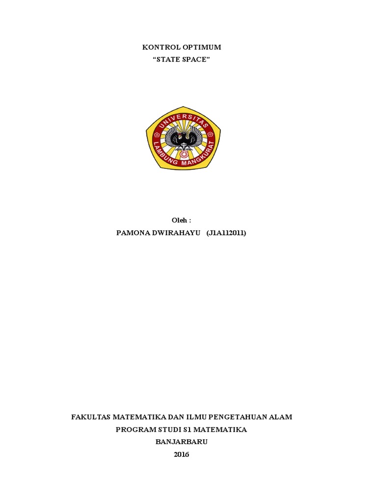 Tugas State Space | PDF | Metode & Bahan Ajar