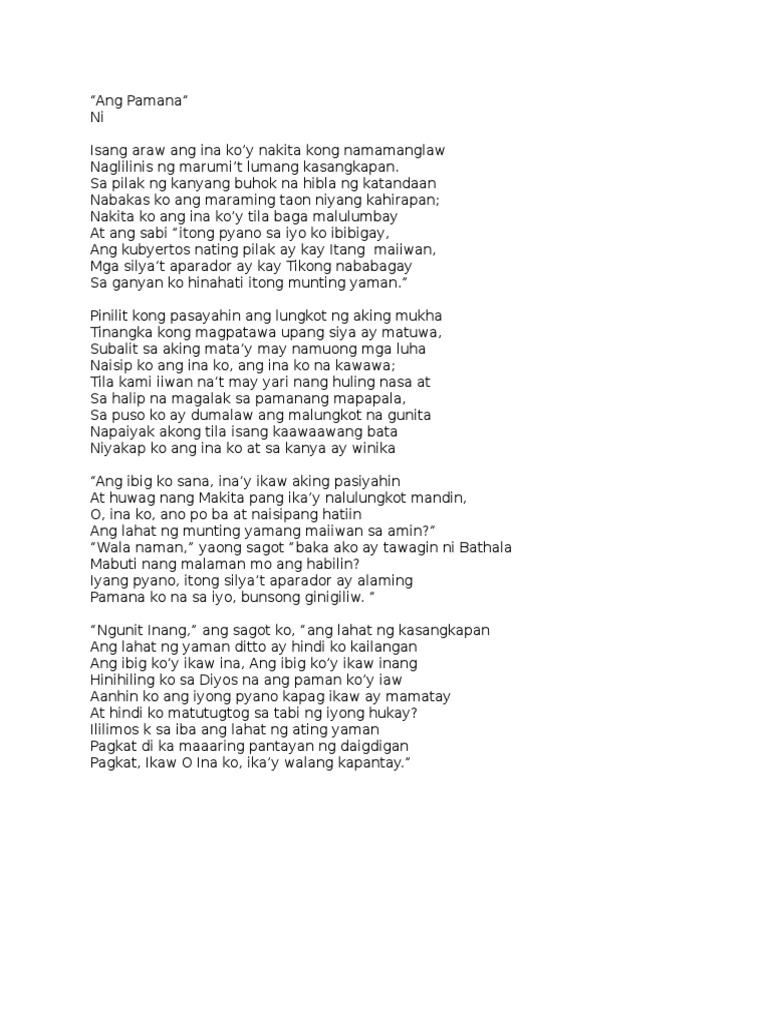 Ang Pamana | PDF