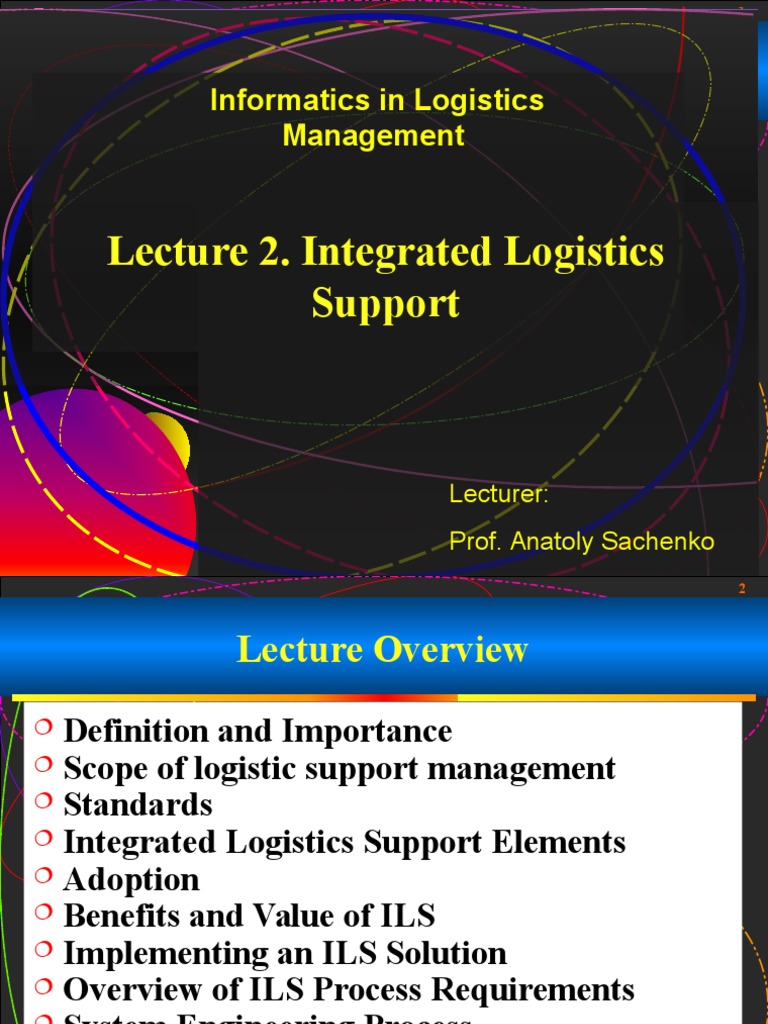 Lec 2 Integrated Logistics Support - Fin - 1 | PDF | Reliability ...