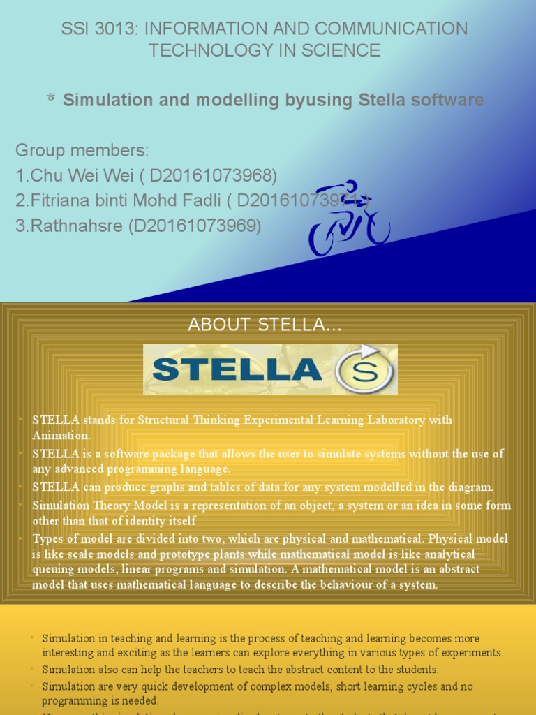 STELLA Presentation | PDF | Simulation | Conceptual Model