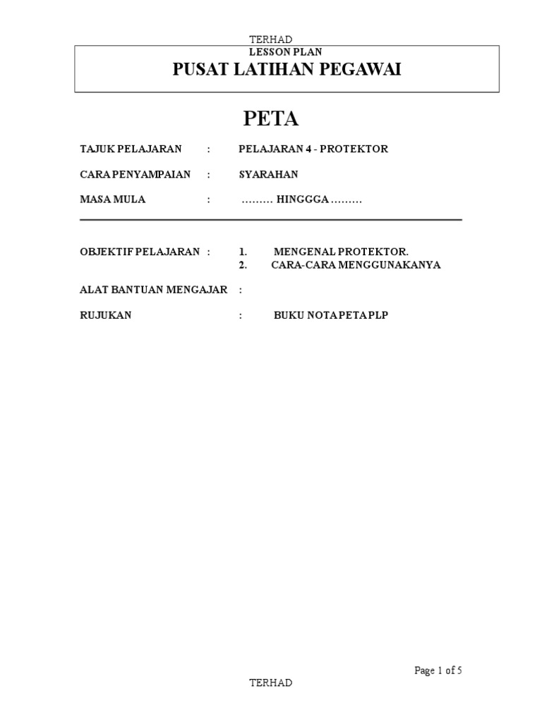 Peta Pel 4 - Protektor | PDF