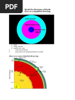 The Internal Structure of The Earth | PDF | Mantle (Geology) | Crust ...